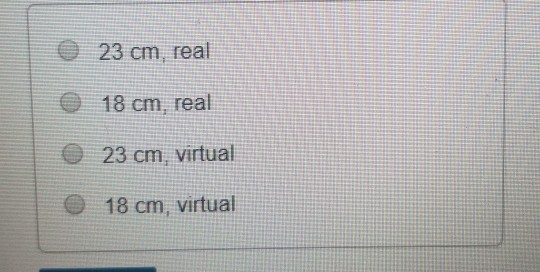 Solved An object is placed 20 cm in front of a converging | Chegg.com