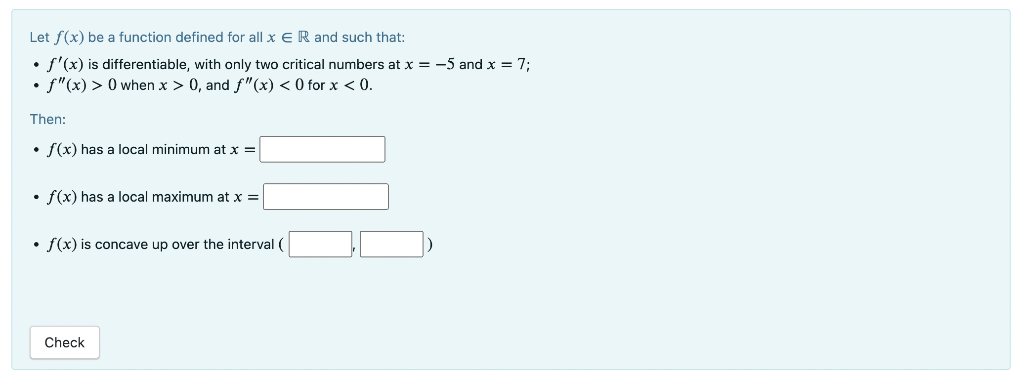 Solved Let f(x) be a function defined for all x∈R and such | Chegg.com
