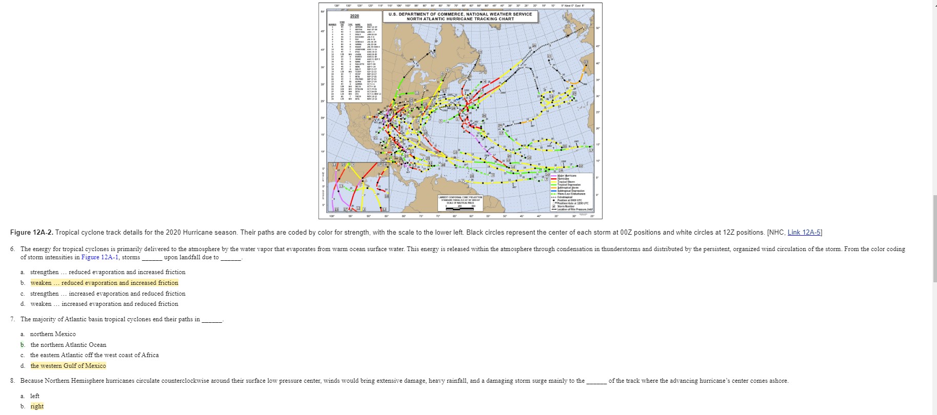 Solved Storm Surge Go to the National Hurricane Center (NHC) | Chegg.com