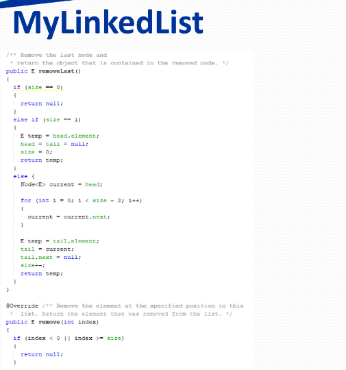 Solved Implementing MyArrayList privace class | Chegg.com