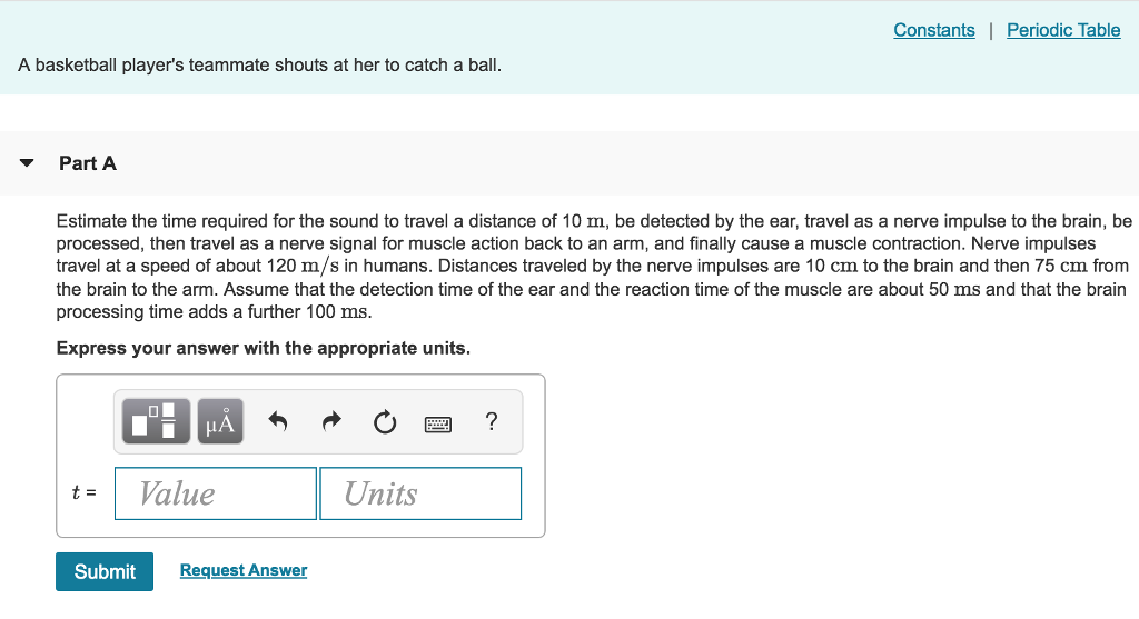 Solved Constants| Periodic Table A basketball player's | Chegg.com