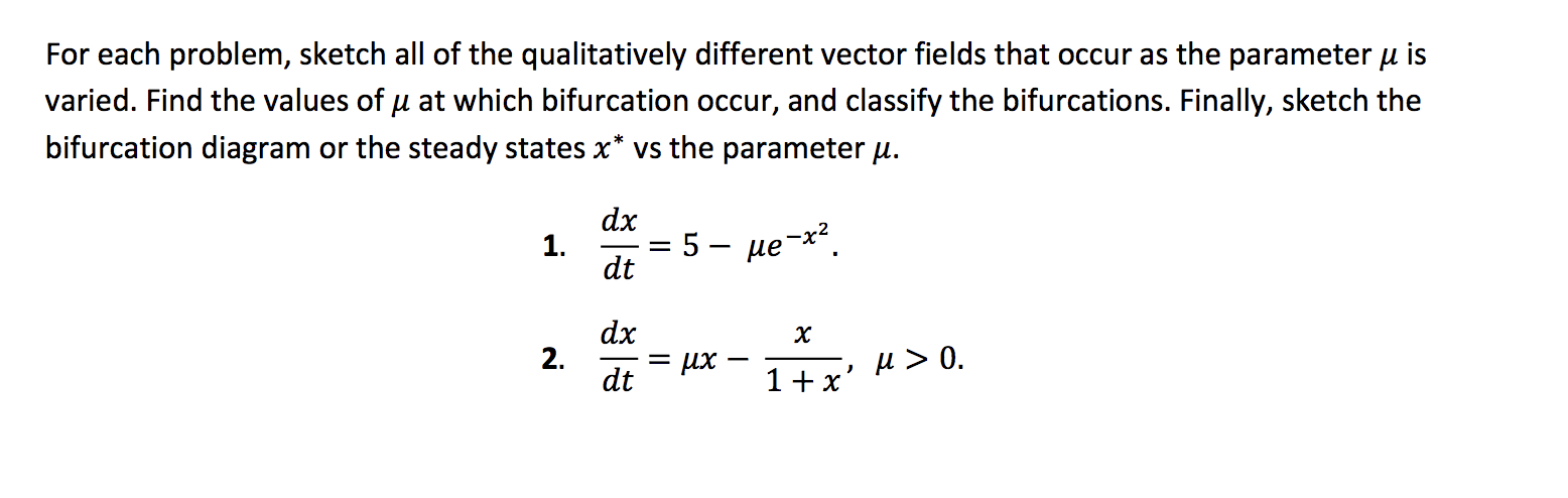Solved For each problem, sketch all of the qualitatively | Chegg.com