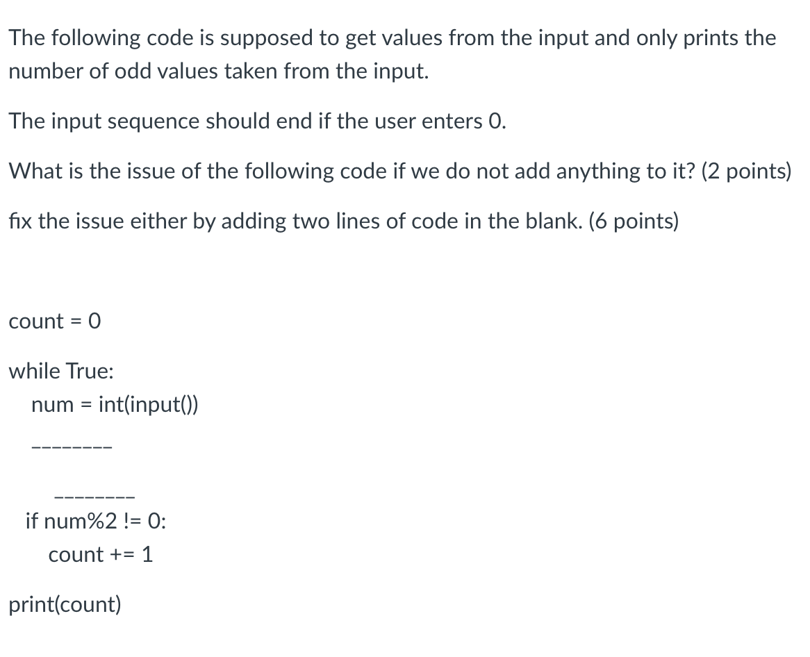 Solved The following code is supposed to get values from the | Chegg.com