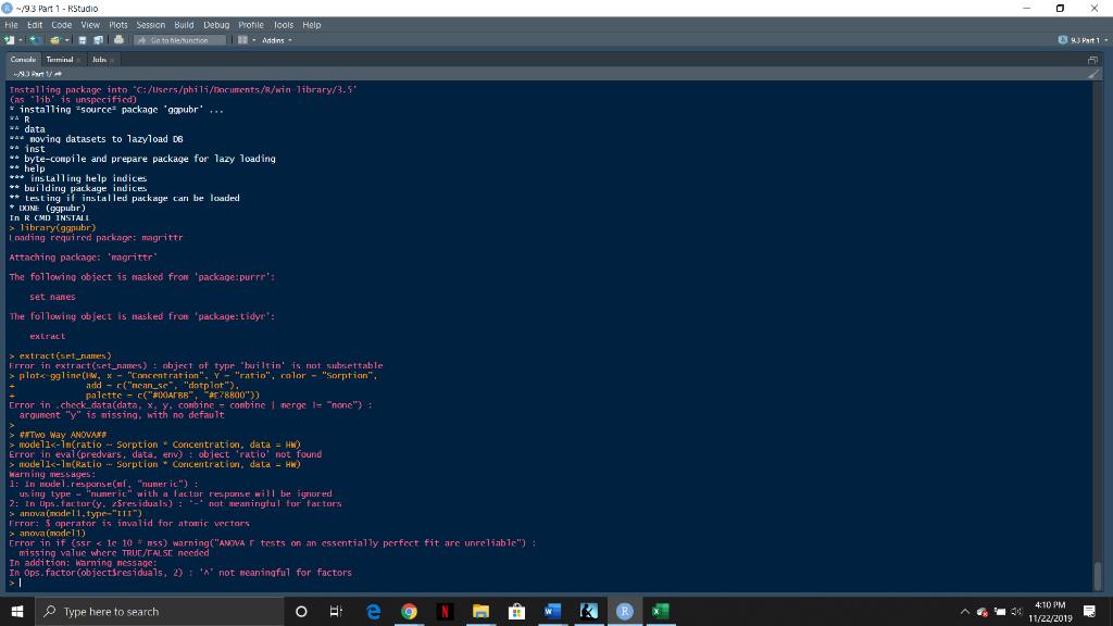 Solved Show me in rStudio how to get the two-way ANOVA table | Chegg.com