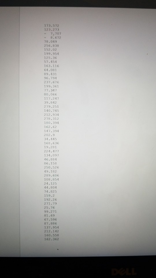 Solved Goals: Reading data from file, using arrays and | Chegg.com