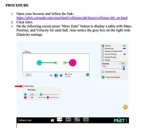 Solved ROCEDURE 1. Open your browser and follow the link: | Chegg.com