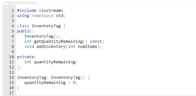 \begin{tabular}{r|l} 1 & \#include 〈iostream〉 \\ 2 & | Chegg.com