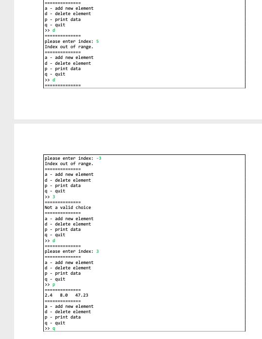 Solved Write a program, which repeatedly offers the user to | Chegg.com