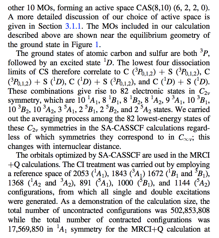 1 3 The Mrci Multireference Configuration