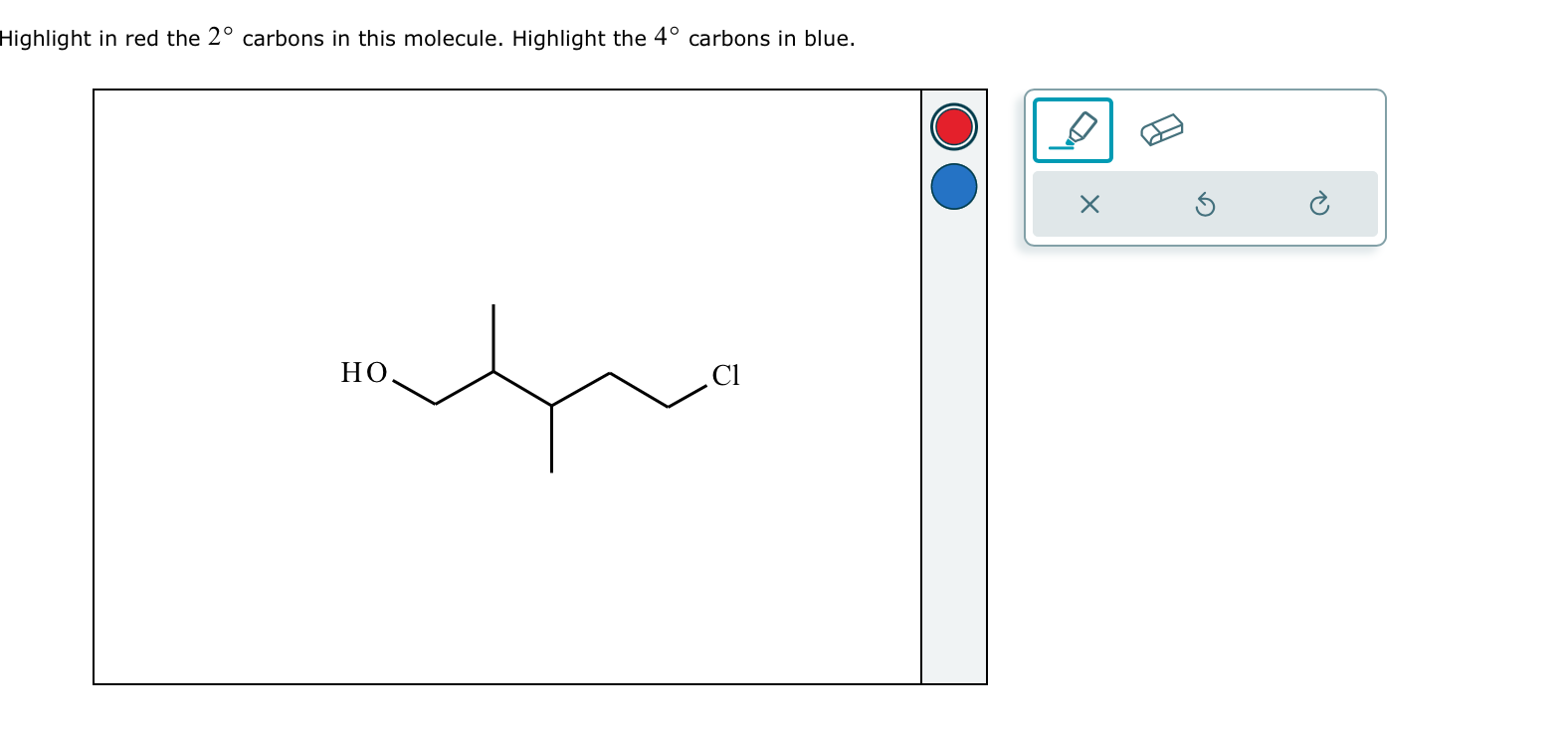 Solved Highlight In Red The 2° ﻿carbons In This Molecule