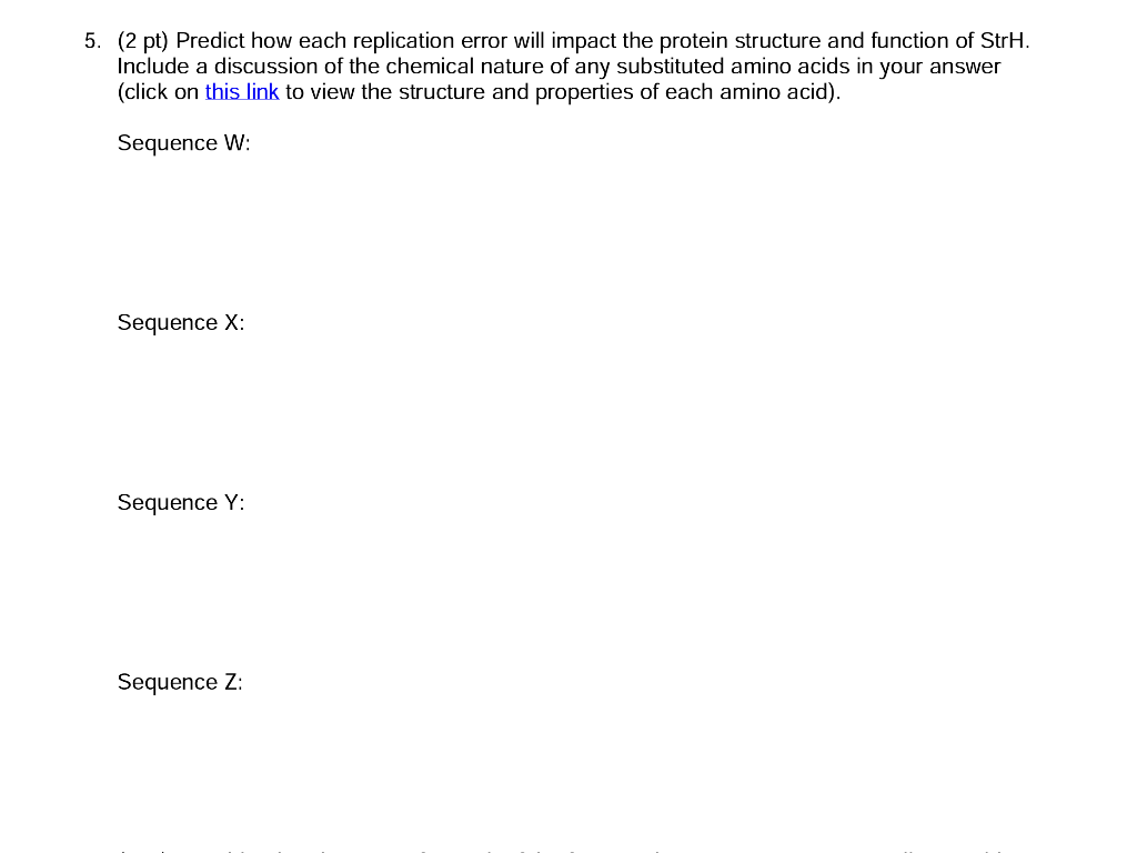 -) What is the size of the processed StrH protein (in | Chegg.com