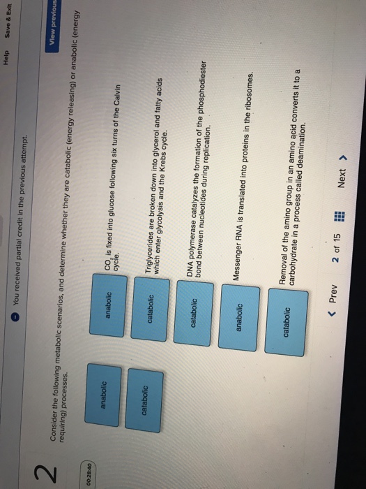 Solved Help Save & Exit You received partial credit in the | Chegg.com