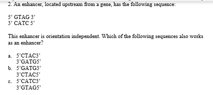 Solved 1. The restriction enzyme known as NotI. recognizes | Chegg.com