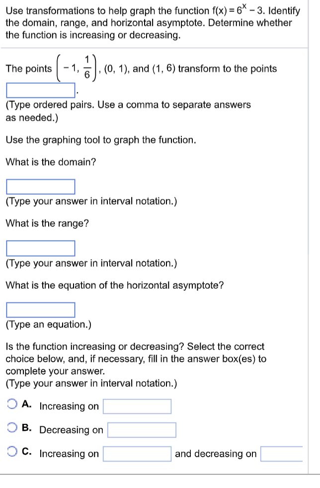 Solved Use transformations to help graph the function | Chegg.com