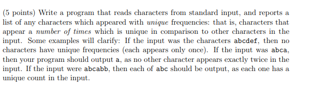 Solved (5 points) Write a program that reads characters from | Chegg.com