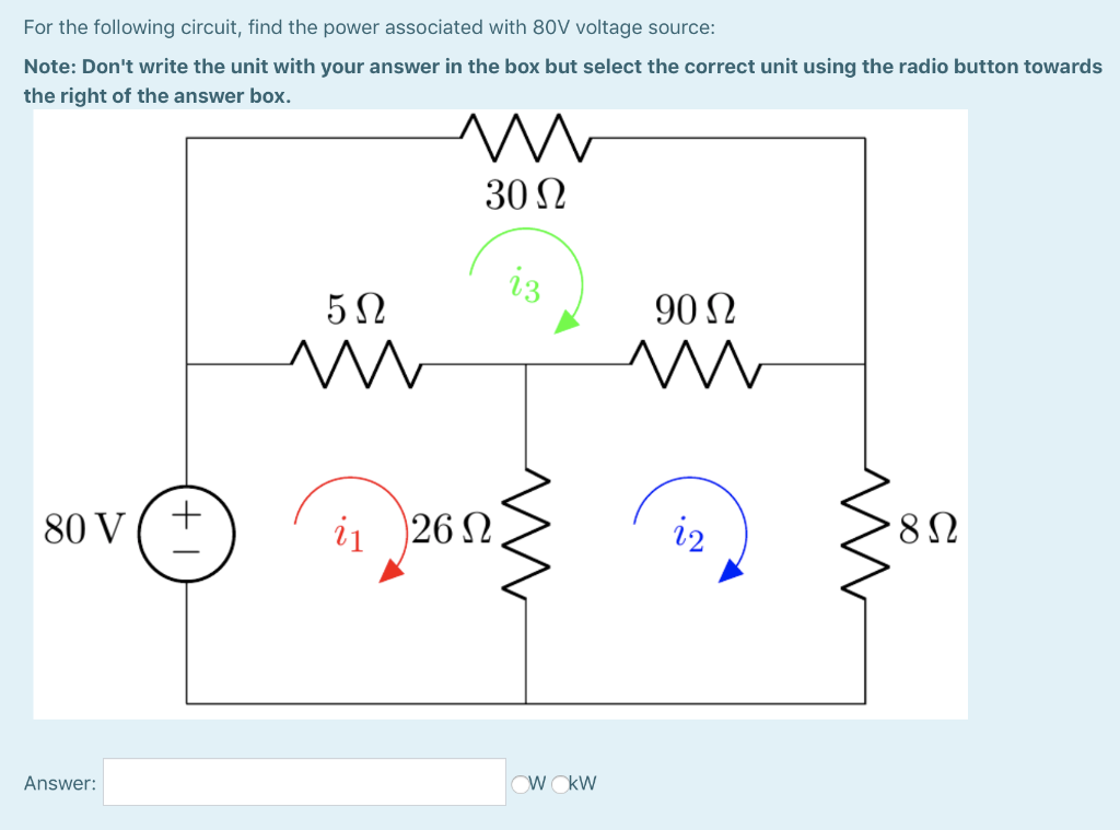 Solved For the following circuit, what is the KVL equation | Chegg.com