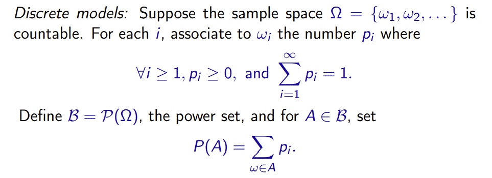 Solved Prove that P is a probability measure by showing it | Chegg.com