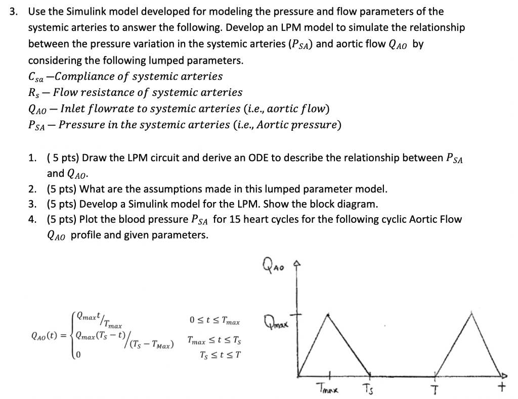 Use the Simulink model developed for modeling the | Chegg.com