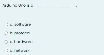 Solved All the following are TRUE statements on Arduino | Chegg.com