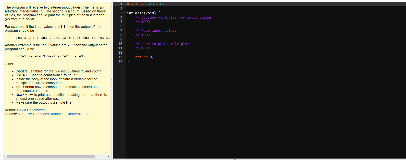 Solved The program will receive two integer input values. | Chegg.com