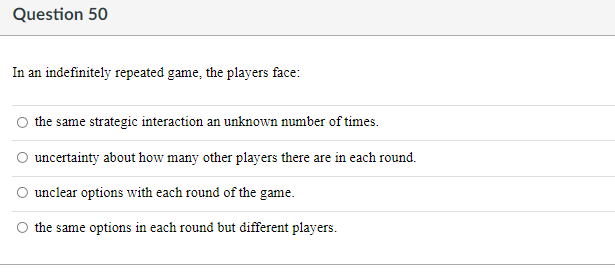 Solved Question 47 The tragedy of commons is due to: | Chegg.com