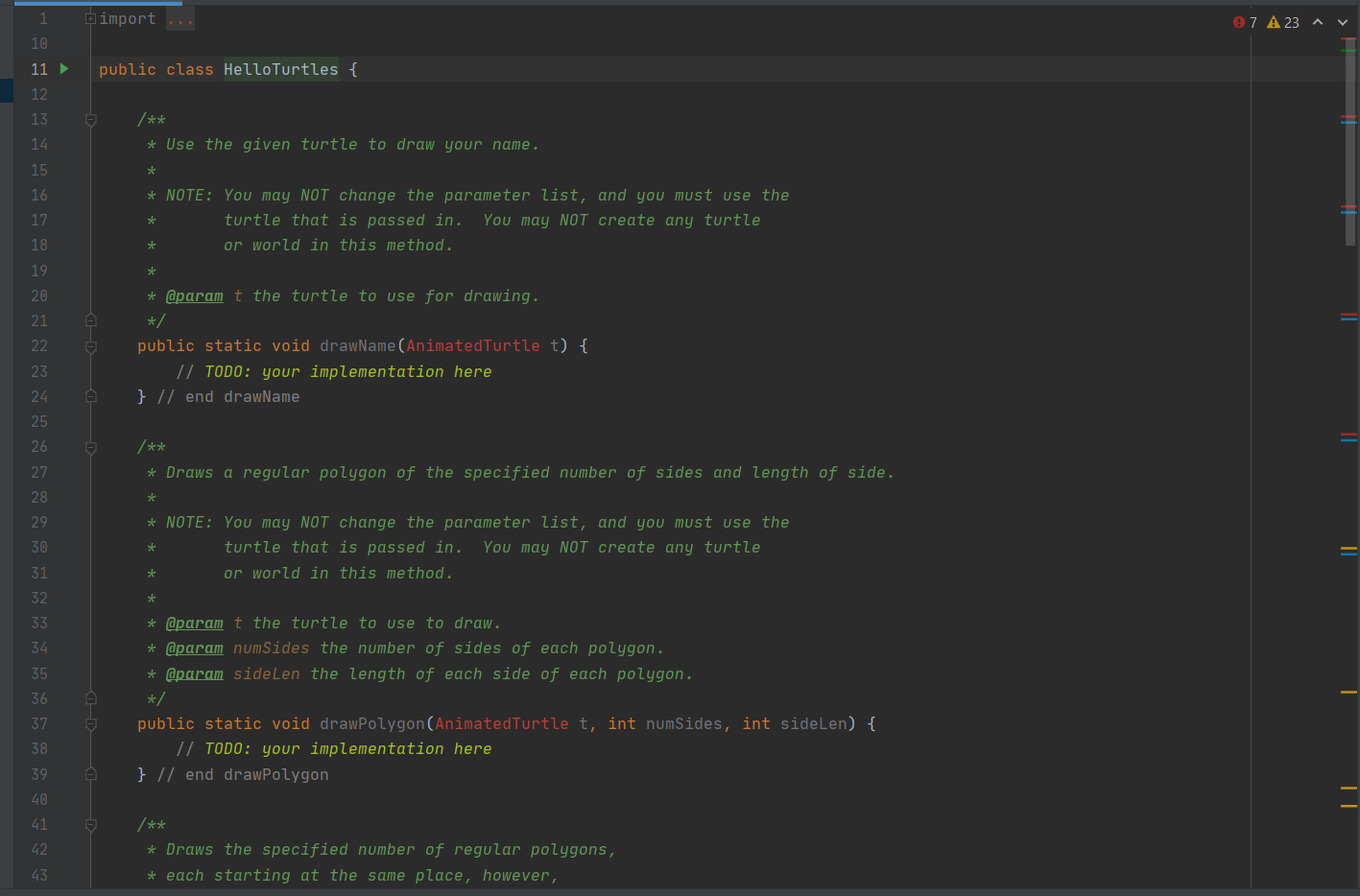 Part V: Drawing Multiple Polygons You must write your | Chegg.com
