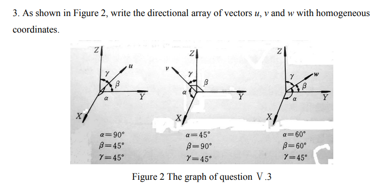 3. As shown in Figure 2, write the directional array | Chegg.com