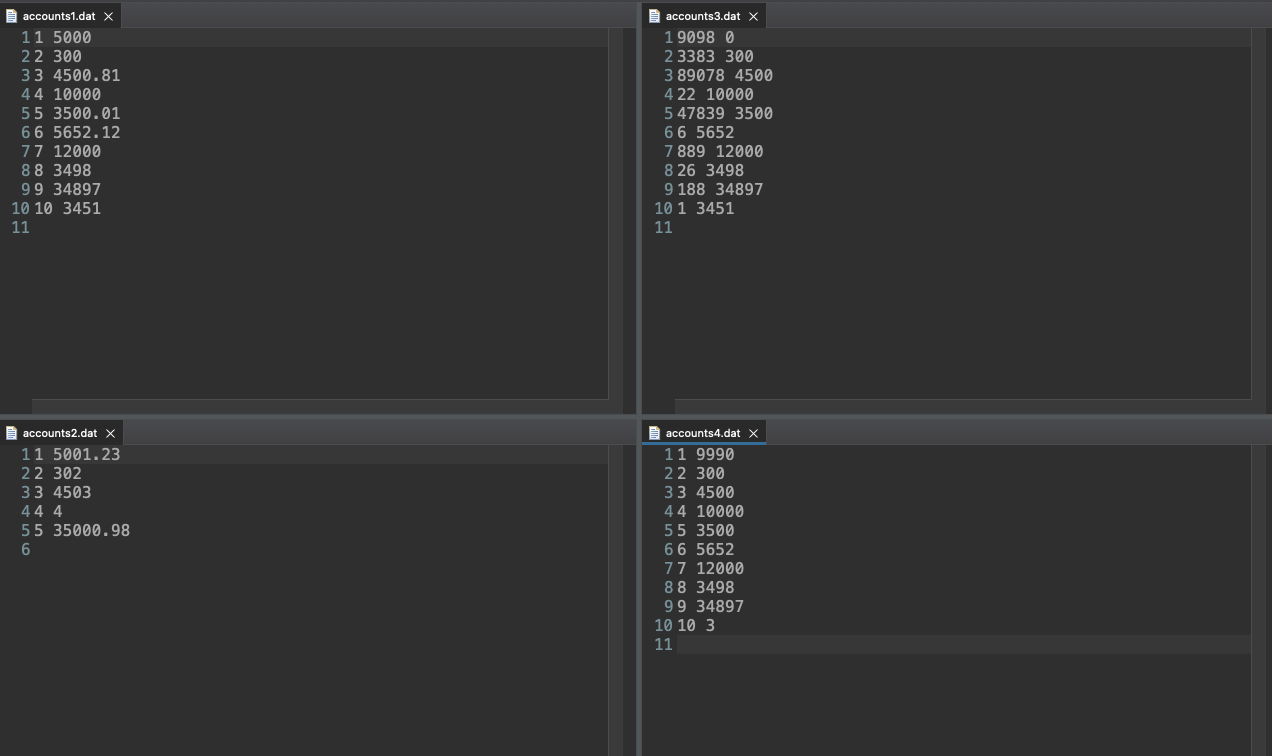 Solved BankAccount.java template /** * A bank account | Chegg.com