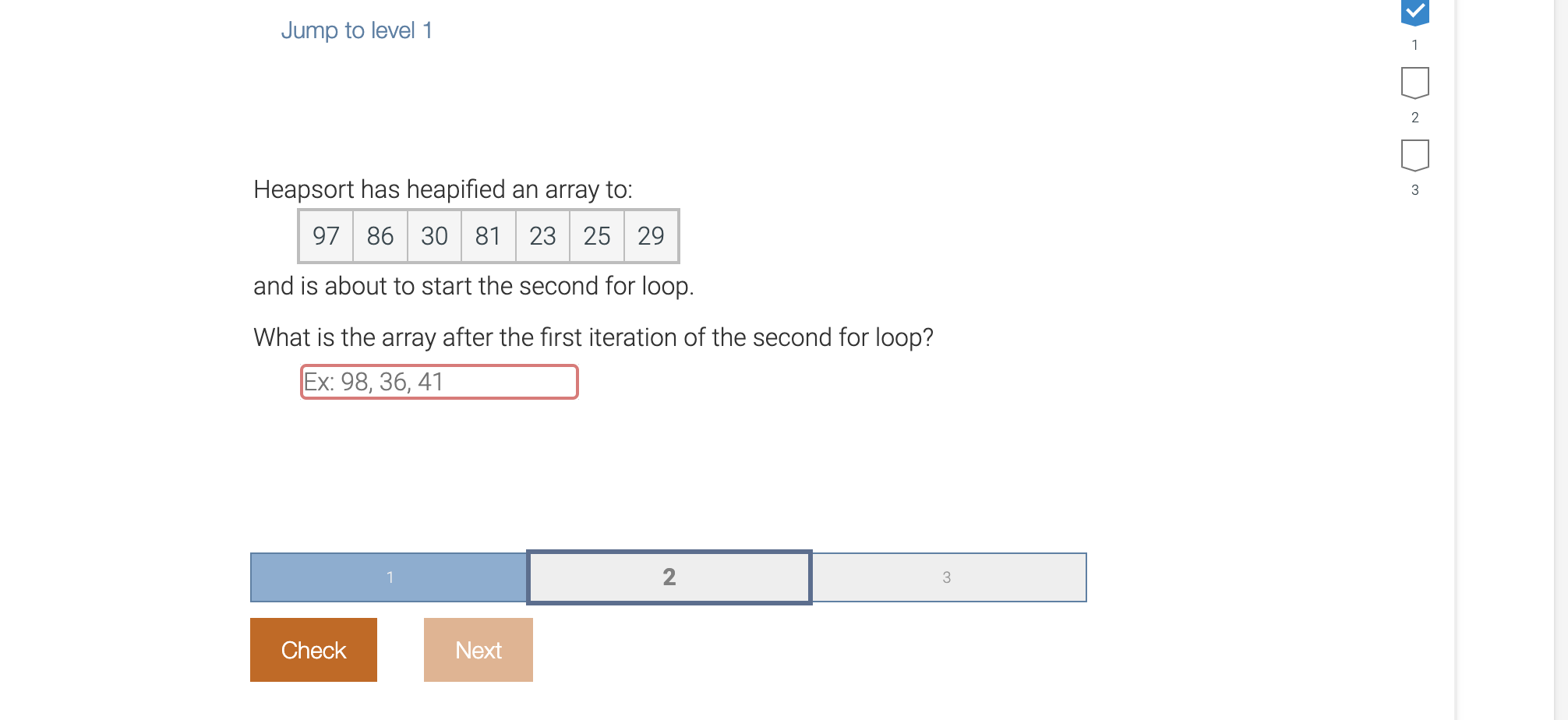 Solved Jump To Level 1 Heapsort Has Heapified An Array To 