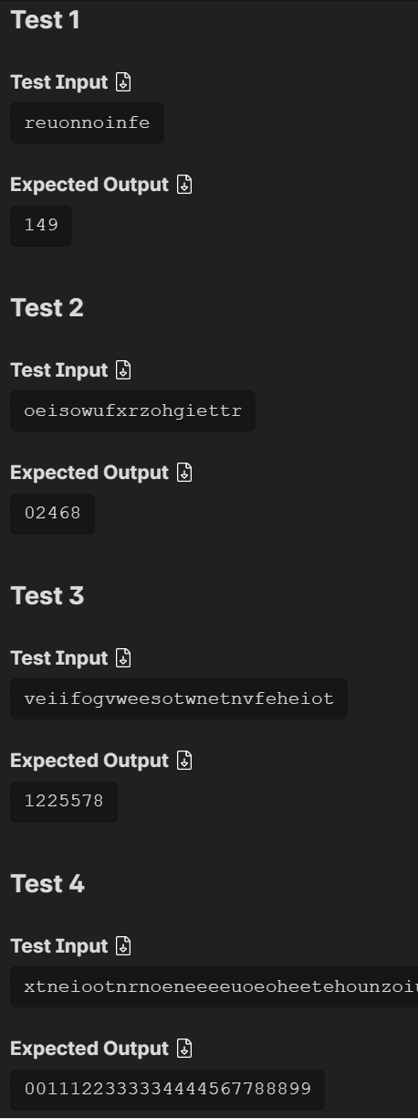 Solved Jumbled Numbers Programming challenge description: In | Chegg.com