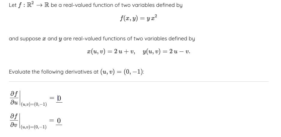 Solved Let f:R2 + R be a real-valued function of two | Chegg.com