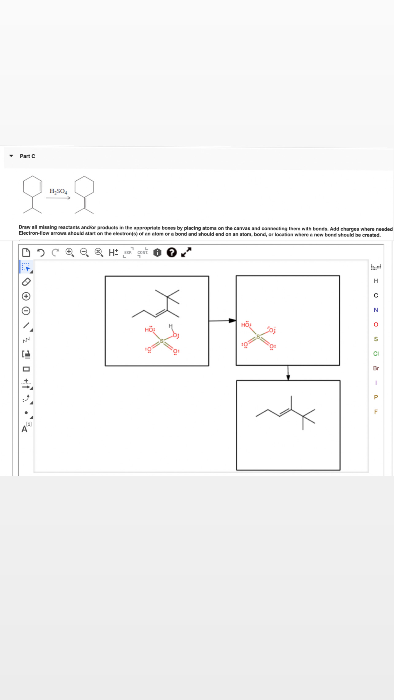 Solved Draw all missing reactants and/or products in the | Chegg.com
