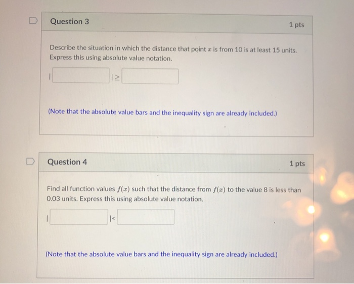 Solved uestion3 1 pts Describe the situation in which the | Chegg.com