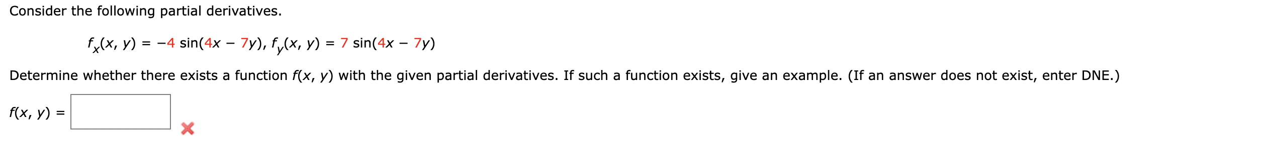 Solved Consider the following partial | Chegg.com