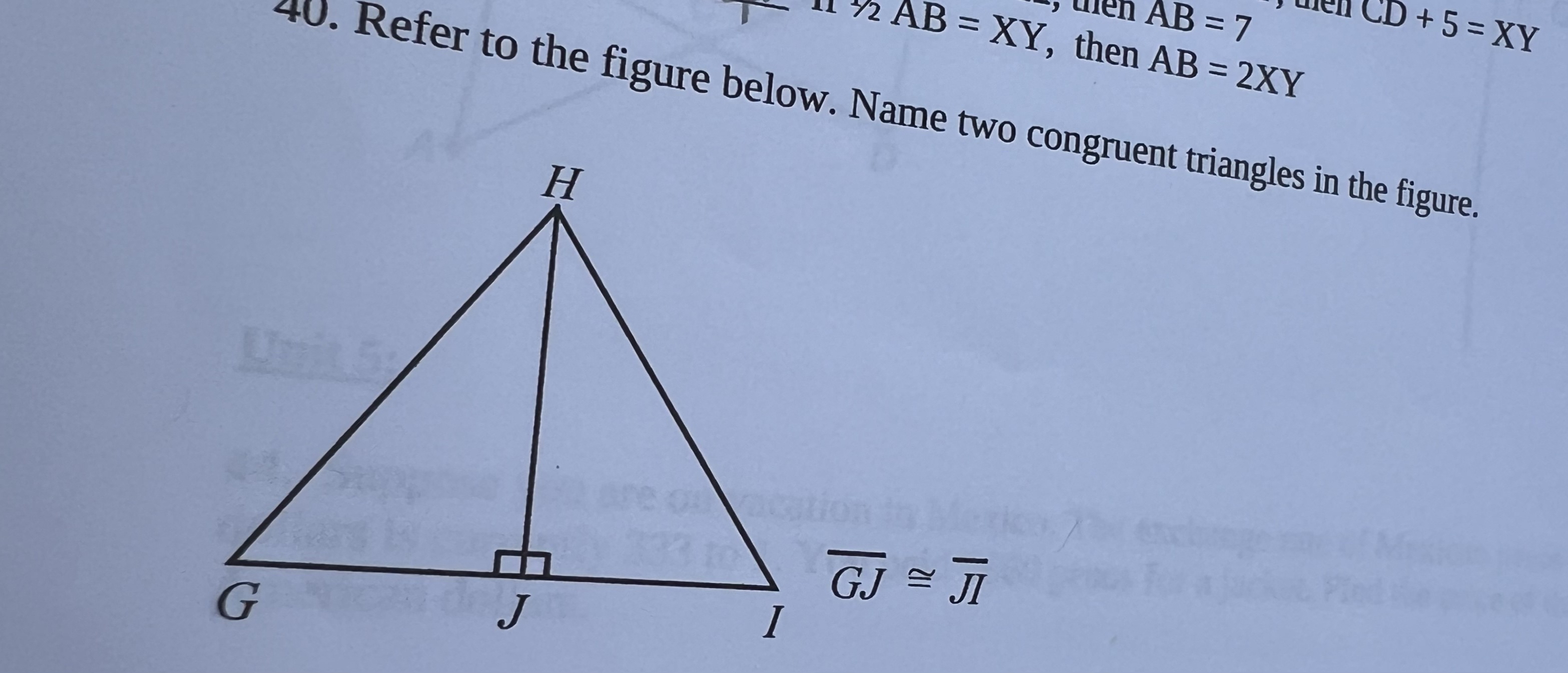 Solved Refer to the figure below. Name two congruent | Chegg.com
