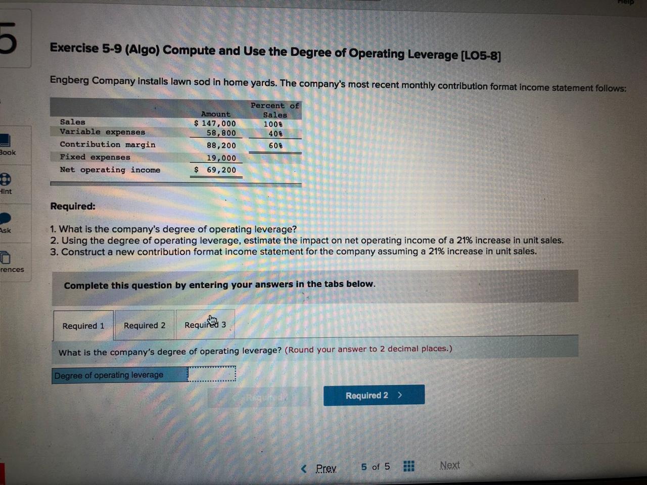 Solved IP 5. Exercise 5-9 (Algo) Compute and Use the Degree | Chegg.com