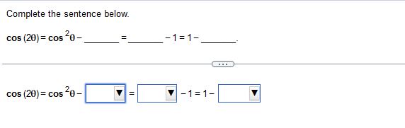 Solved Complete the sentence | Chegg.com