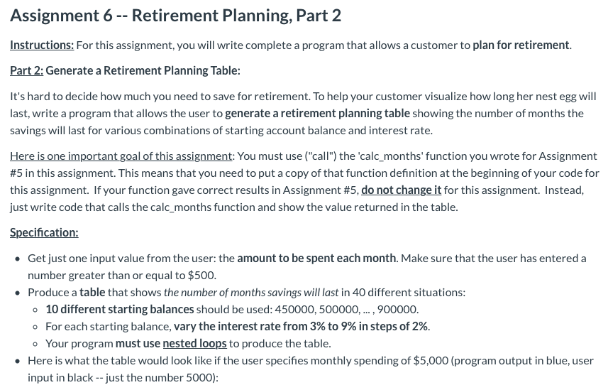 This is for my CSC 110 Python programming class, | Chegg.com