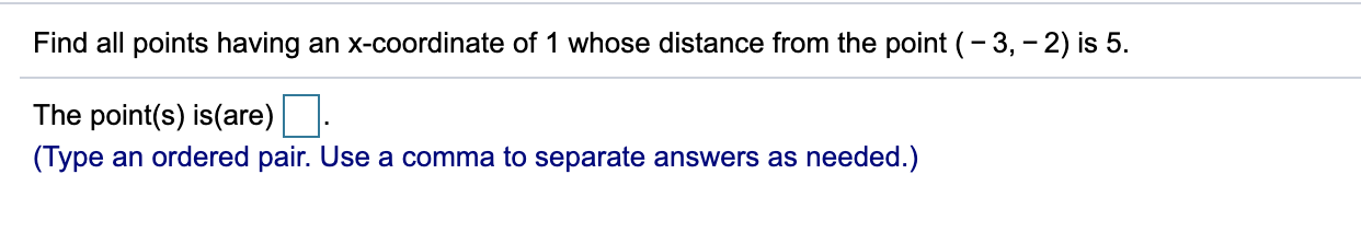 Solved Find all points having an x-coordinate of 1 whose | Chegg.com