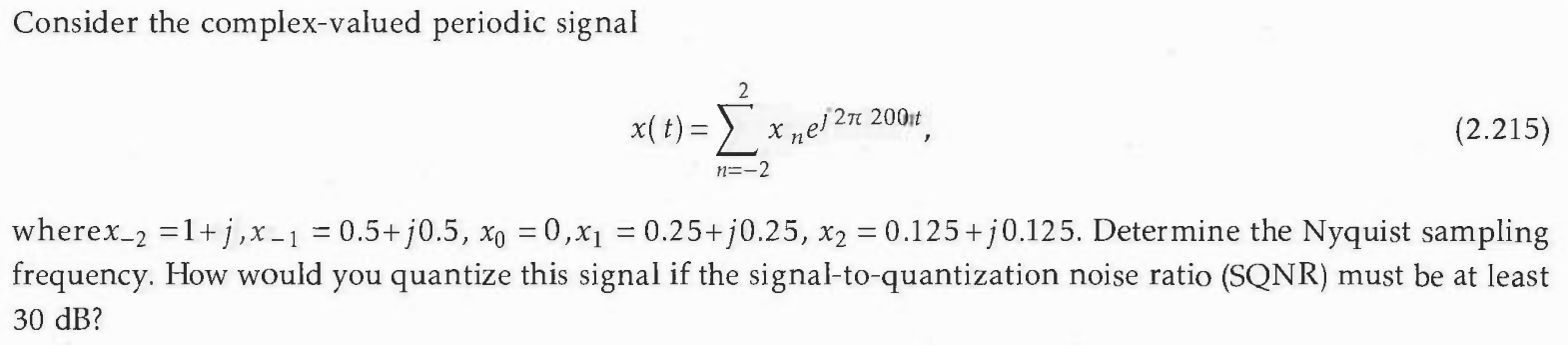 Solved Consider the complex-valued periodic signal | Chegg.com
