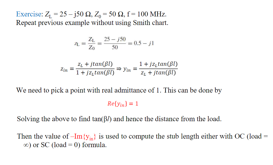 Solved A shunt shorted stub is used to eliminate reflection | Chegg.com