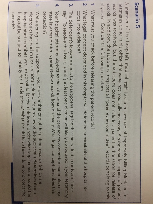 Solved This is from the book Fundamentals of Law for Health | Chegg.com