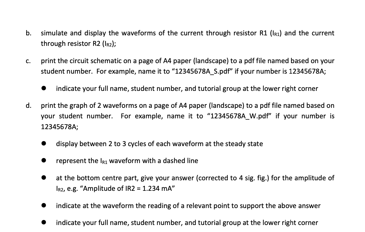 Tasks Using PSpice, a. construct the below circuit; | Chegg.com Tasks Using PSpice, a. construct the below circuit; | Chegg.com