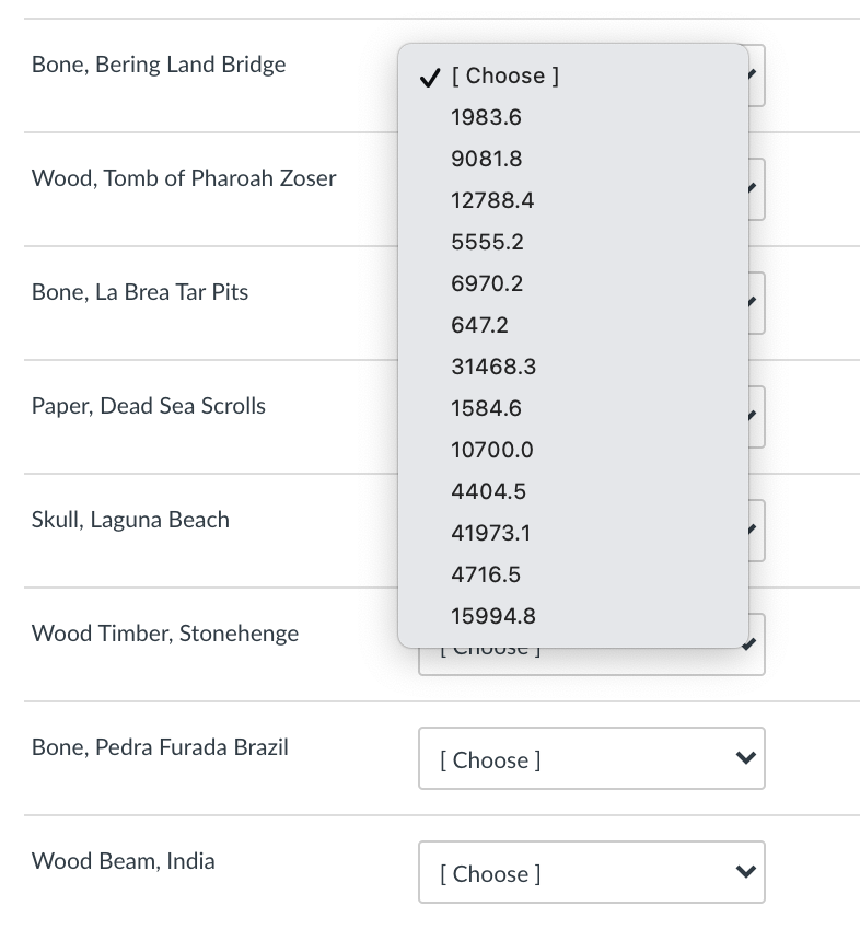Solved Given the data below, determine the age (years) of | Chegg.com