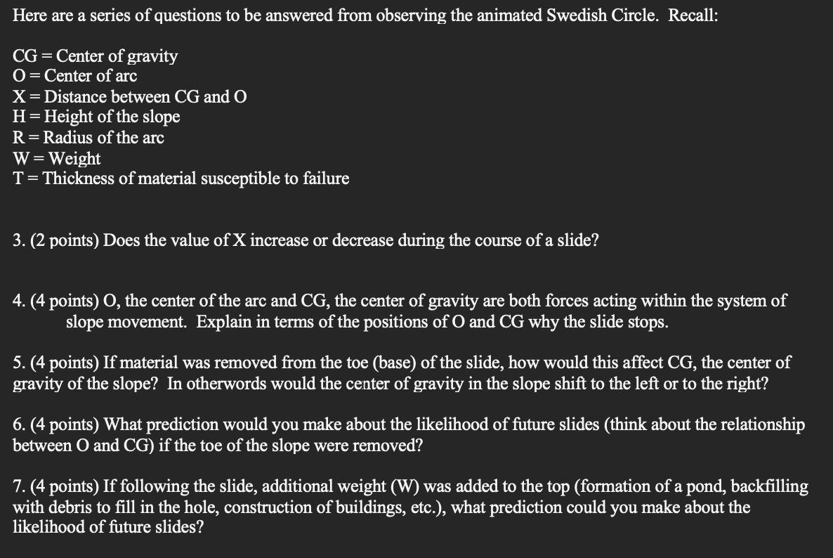Solved Here are a series of questions to be answered from | Chegg.com