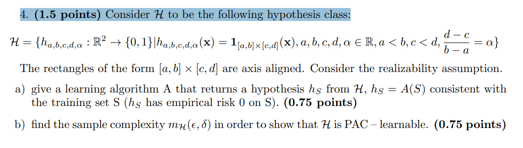 4. (1.5 points) Consider H to be the following | Chegg.com