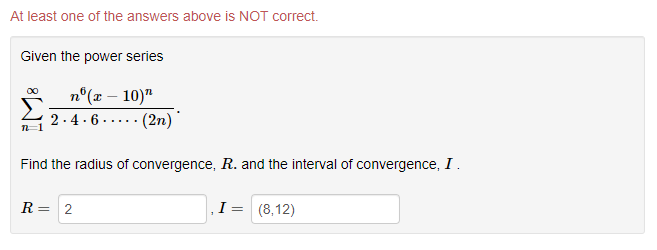 Solved Given the power series ﻿ ﻿Find the radius of | Chegg.com