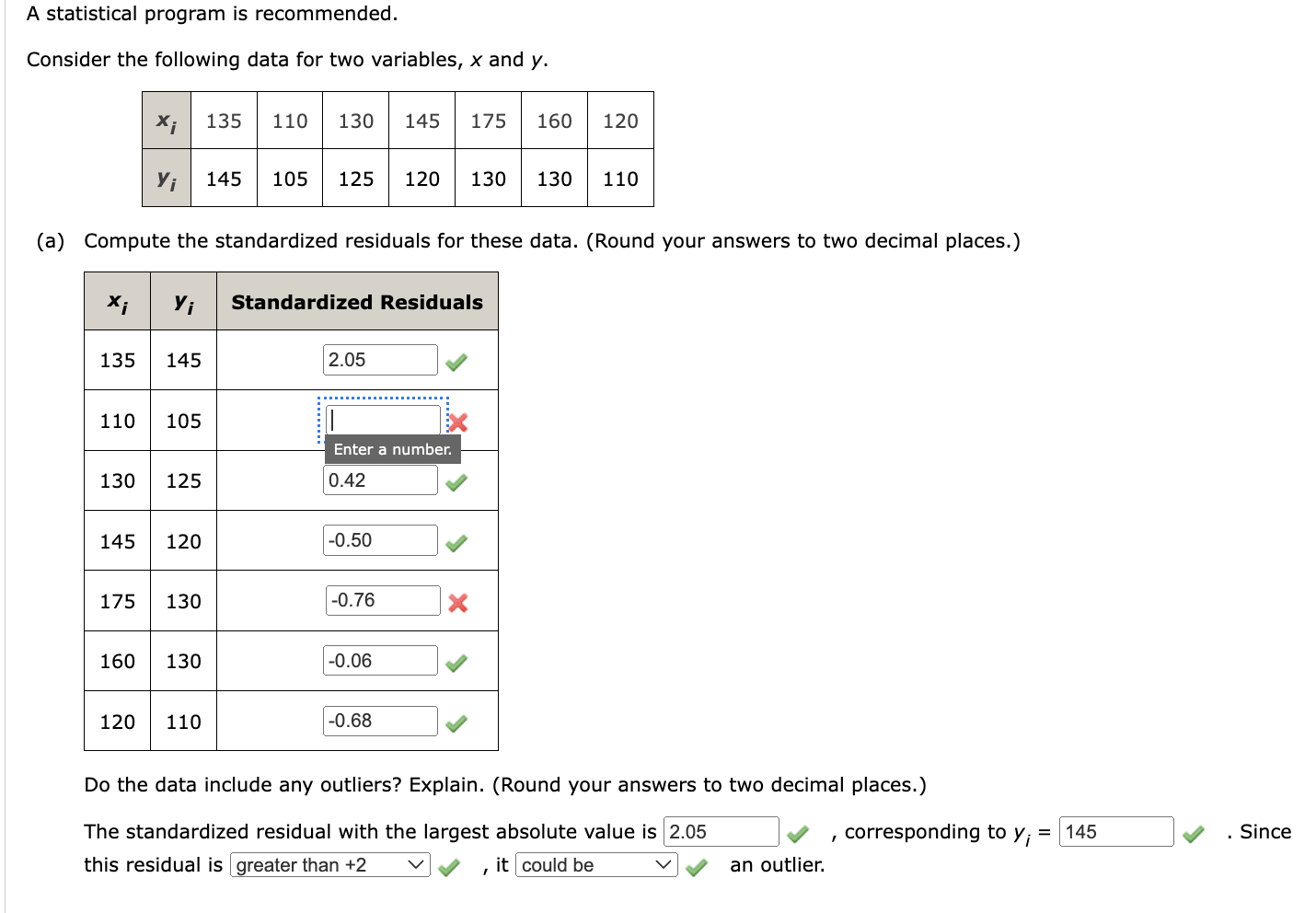 Solved A statistical program is recommended. Consider the | Chegg.com