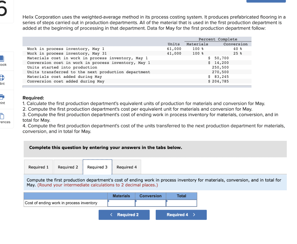 Solved 4.2 points eBook Hint Print References Helix | Chegg.com