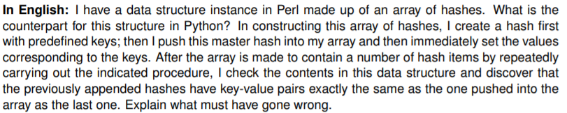 Solved In English: I have a data structure instance in Perl | Chegg.com